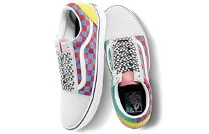VANS Comfycush Old Skool Sneakers - Bluered