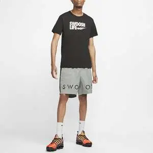 Nike Alphabet Logo Round Neck Short Sleeve Tee Swoosh Life