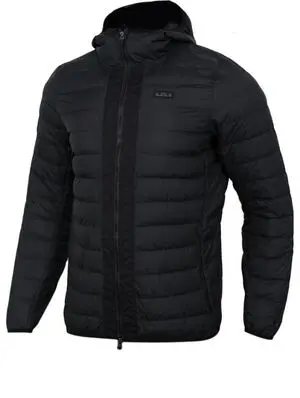 Nike Lebron James Down Hooded Jacket - Black