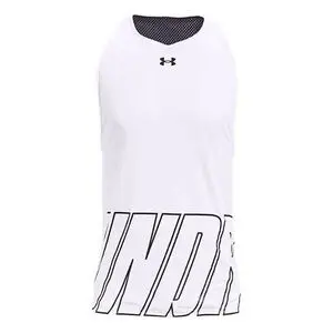 Under Armour Baseline Reversible Tank Top - White/black