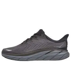 Hoka One One Hoka One One Clifton 8 Athletic Lace-Up Sneakers Black