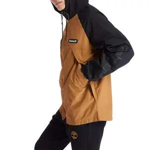 Timberland Windbreaker Jacket With Hood And Zip-up Closure