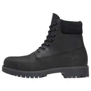 Timberland Premium 6 Inch Waterproof Lace-up Boots - Black