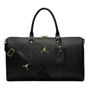 JORDAN Monogram Duffle Bag - Black/gold