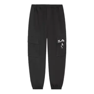 LI-NING Cherry Blossom Graphic Joggers Pants - Black