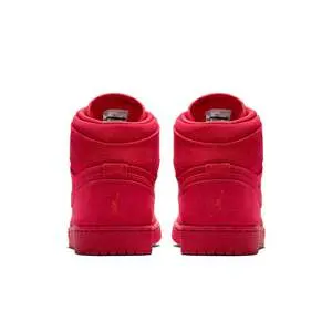JORDAN 1 Retro High Suede Sneakers - Red