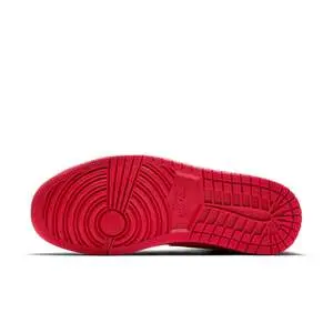 JORDAN 1 Retro High Suede Sneakers - Red