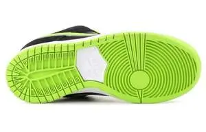 Nike Dunk Low Pro "neon J-pack" Sneakers - Black/chartreuse