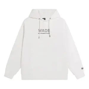 LI-NING Way Of Wade Graphic Hoodie - White/grey