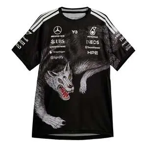 Adidas Y-3 F1 Mercedes-amg Petronas Formula 1 Team Driver T-shirt - Black