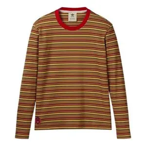 Adidas X Wales Bonner Stripe Long Sleeves T-shirt 'orange Yellow - Orange/yellow