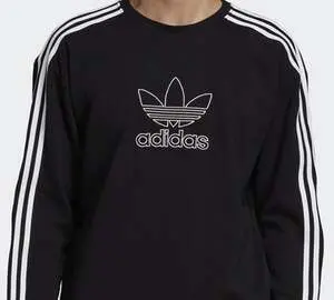 Adidas Originals Trefoil Cut-out Logo Sweatshirt