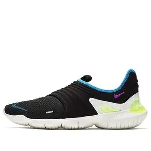 Nike Nike Free RN Flyknit 3.0 Athletic Sneakers Black/hyper Violet
