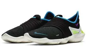 Nike Free Rn Flyknit 3.0 Athletic Sneakers - Black/hyper Violet