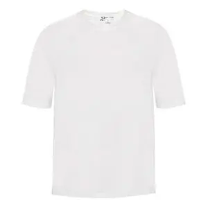 Adidas Y-3 Stripe Alphabet Short Sleeve T-shirt - White