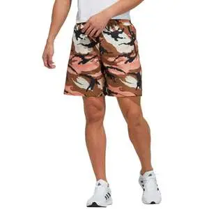 Adidas Camouflage Sports Shorts - Brown