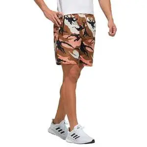 Adidas Camouflage Sports Shorts - Brown