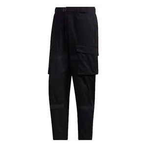 Adidas Cargo Trousers With Side Pockets - Black