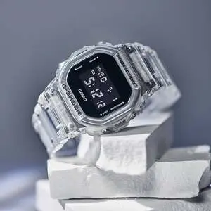 Casio G-shock Square Transparent Watch - Black