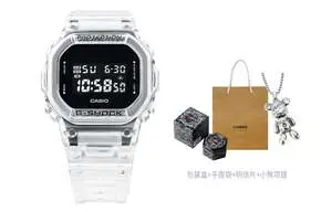 Casio G-shock Square Transparent Watch - Black