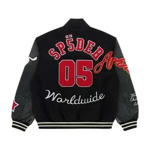 SP5DER Cuntry Varsity Jacket