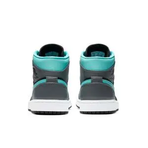 JORDAN Air 1 Mid Aqua Sneakers - Grey