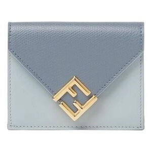 Fendi Ss26 Ff Diamonds Wallet - Light Blue