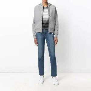 Burberry Zip-up Hooded Casual Jacket