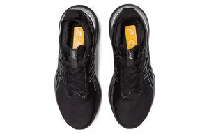 Asics Gel-nimbus 25 Platinum Pure Silver Lace-up Sneakers - Black