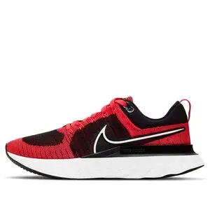 Nike React Infinity Run Flyknit 2 - Black/white/red