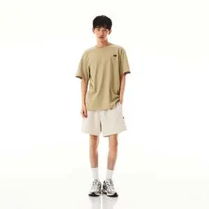 NEW BALANCE Nb Small Logo T-shirt Asia Sizing - Beige