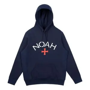 NOAH Core Logo Hoodie - Navy