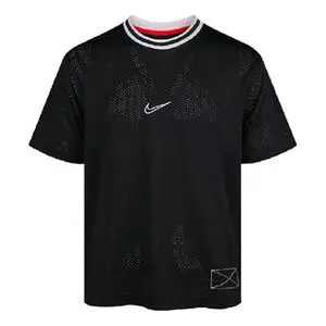 Nike Dri-fit Mesh Basketball Short Sleeve Top - Black