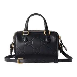 Gucci Gg Embossed Top Handle Bag