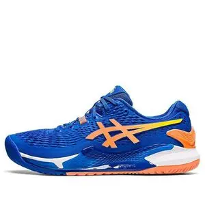 Asics ASICS Gel Resolution 9 Tennis Sneakers Orange/blue