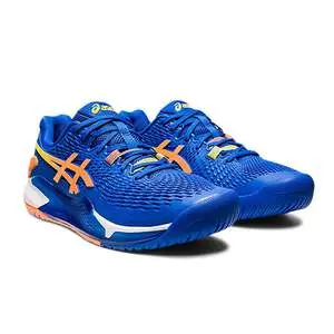 Asics Gel Resolution Tennis Sneakers - Orange/blue