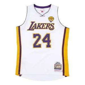 Mitchell & Ness Kobe Bryant Los Angeles Lakers 2009/10 Jersey #24 - White/yellow