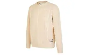 Gucci Waffle-knit Gg Jumper