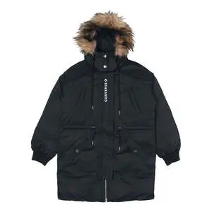 CONVERSE Long Down Parka With Faux Fur Hood