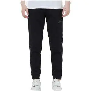 Nike Logo Printing Elastic Waistband Bundle Feet Sports Pants/trousers/joggers Black - Default Color
