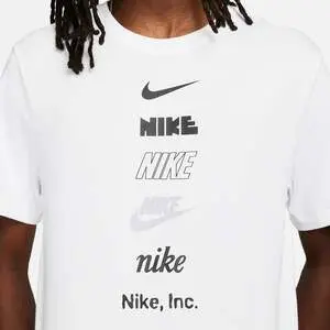 Nike Multi Stack Logo T-shirt 'white