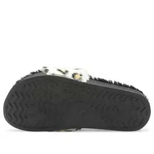 PUMA Leadcat 2.0 Faux Fur Leopard Slides