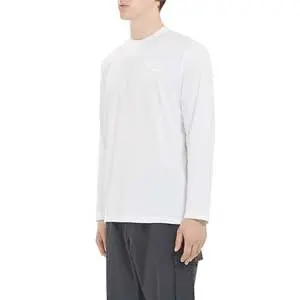 Adidas Y-3 Round Neck Pullover Logo Long Sleeves T-shirt