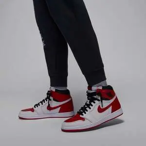 JORDAN Printed Drawstring Knit Jogger Pants