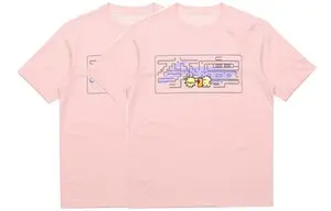 LI-NING Cartoon Graphic Loose Fit T-shirt 'pink