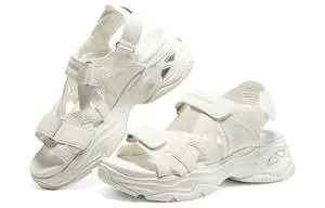 Sketchers D'lites Platform Sandals With Velcro Straps