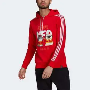 Adidas Neo X Crossover Hoodie - Red