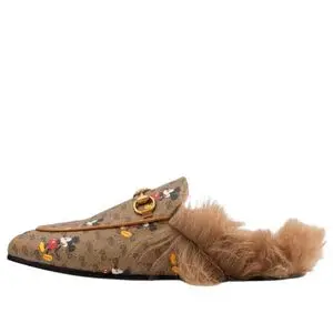 GUCCI Gucci Princetown Fur Lined Slipper X Disney Mickey Mouse
