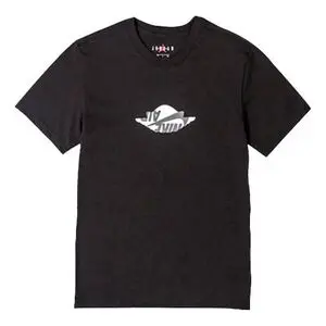 JORDAN Air Basketball Athleisure Casual Sports Short Sleeve - Black