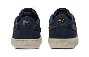 PUMA Suede Classic Flannel Low Top Sneakers - Blue